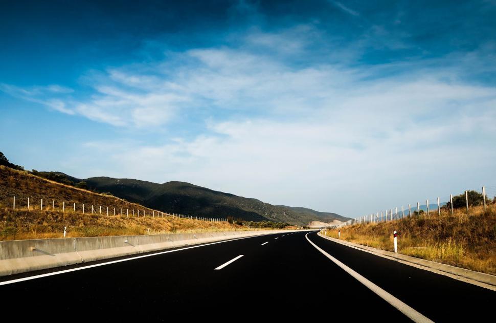 Free Stock Photo of Empty Road With Fence Alongside | Download Free ...