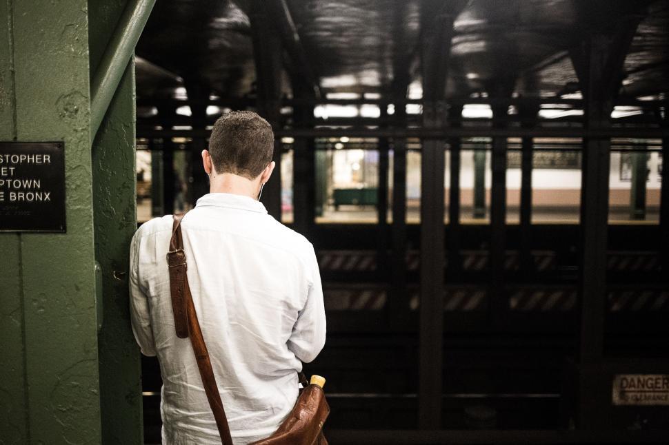Free Stock Photo of Man Standing in Train Station | Download Free ...