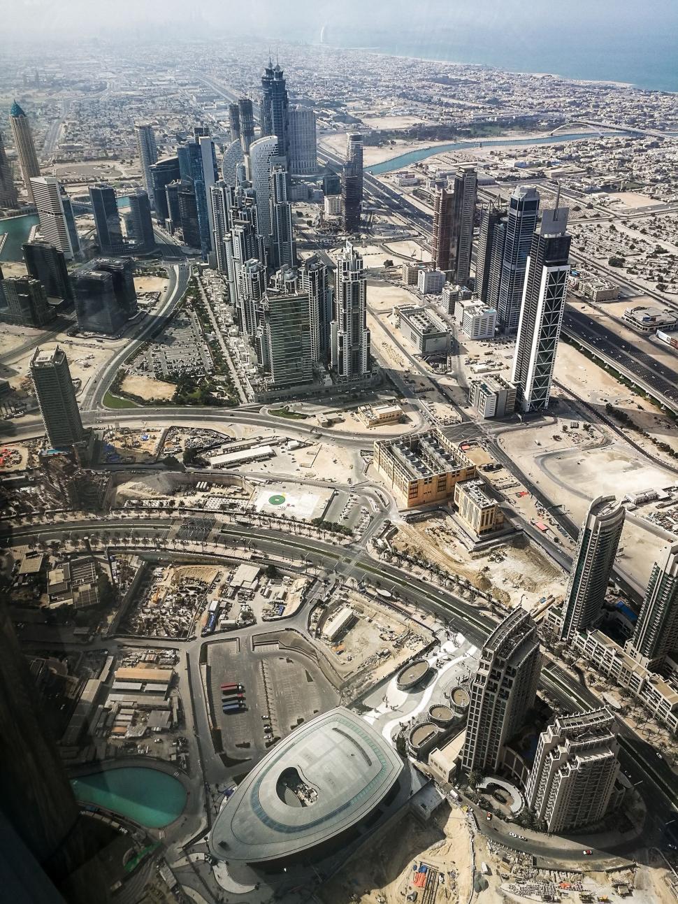 Free Stock Photo of Aerial View of a City With Tall Buildings ...