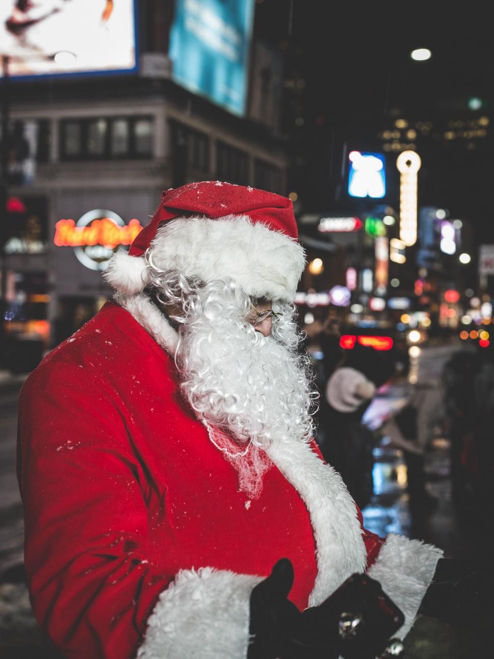 Free Stock Photo of Santa Claus Walking on City Street | Download Free ...