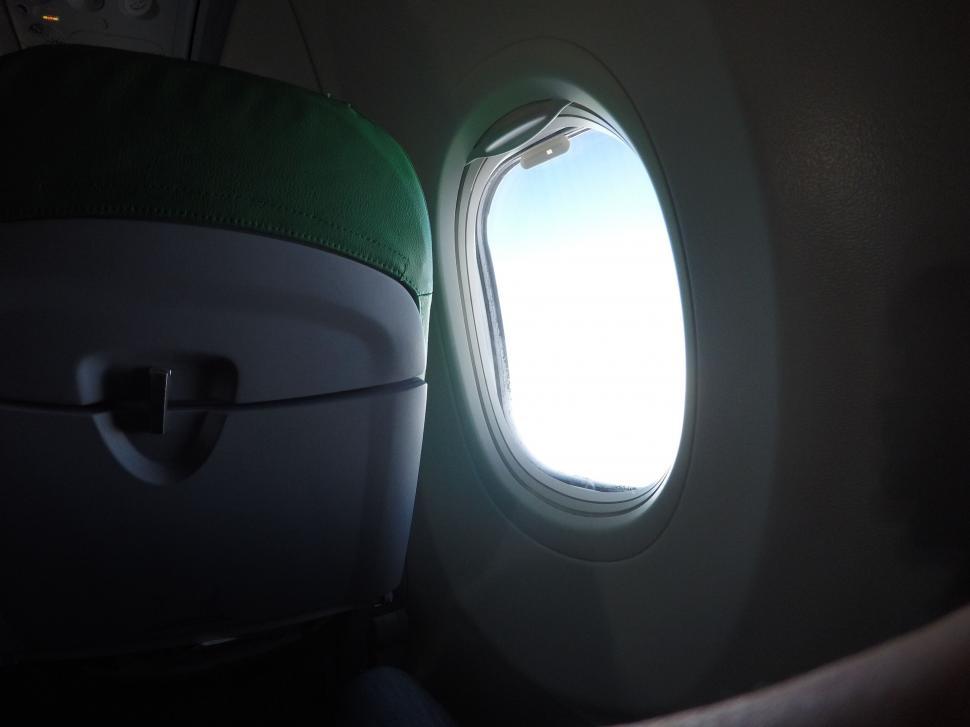 Free Stock Photo of Light Shining Through Airplane Window | Download ...