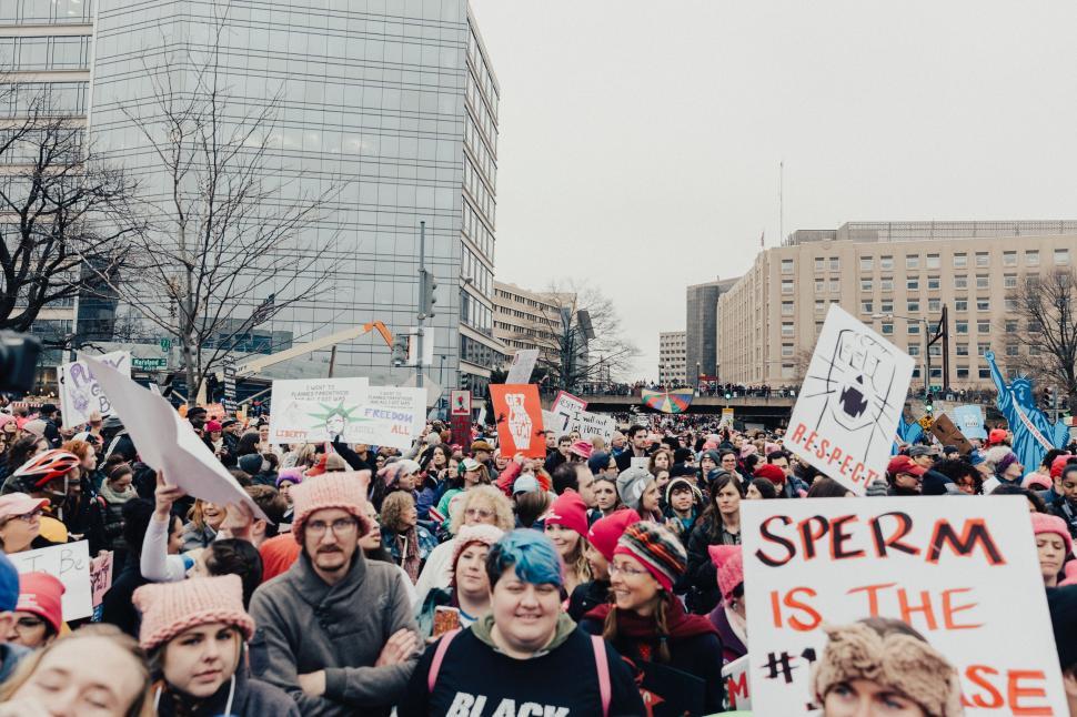 Free Stock Photo of Large Group of People Holding Up Signs | Download ...