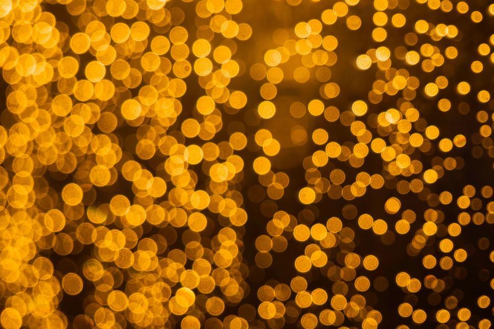 Free Stock Photo of Blurry Yellow Lights in the Dark | Download Free ...