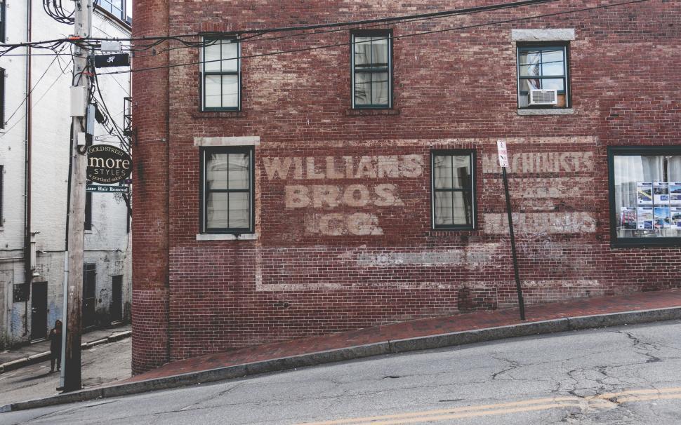 Free Stock Photo of Brick Building With Sign | Download Free Images and ...