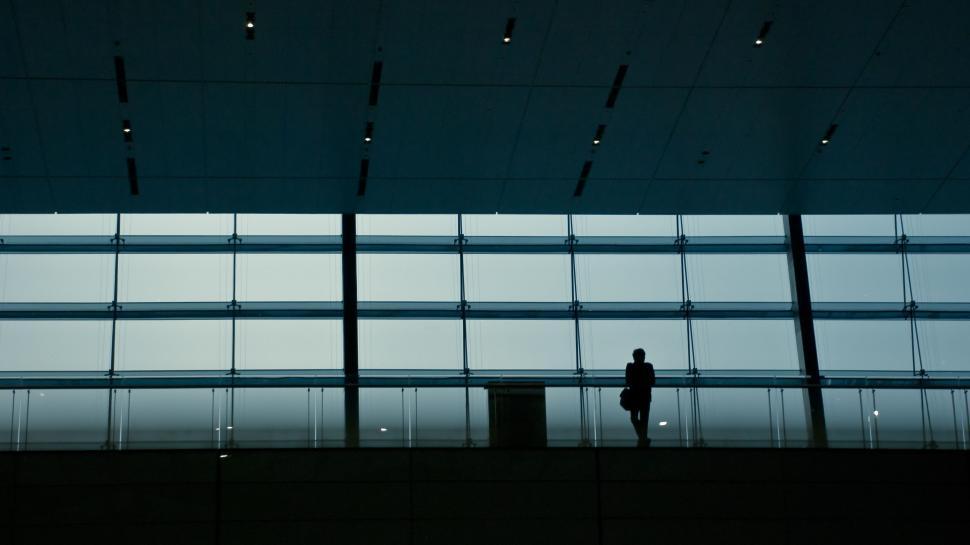 Free Stock Photo of Person Standing in Front of Large Window | Download ...