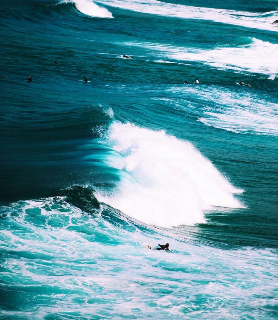 Free Stock Photo of Person Riding Wave on Surfboard | Download Free ...