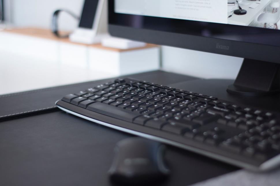 Free Stock Photo of Computer Keyboard on Desk | Download Free Images ...