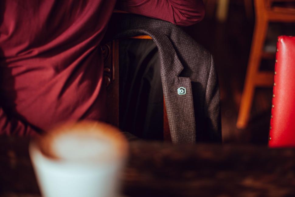 Free Stock Photo of Person Sitting at Table With Red Chair | Download ...