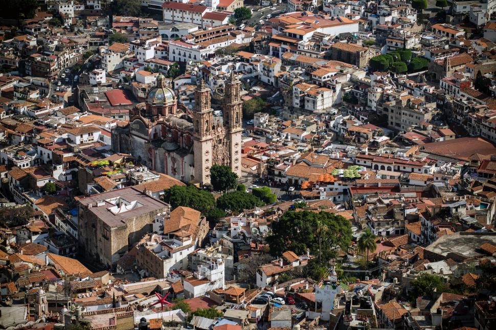 Free Stock Photo of Aerial View of a City With Many Buildings ...