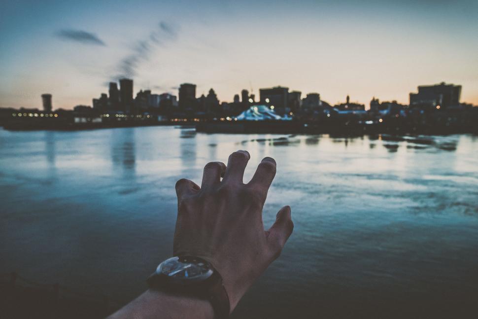 Free Stock Photo of Hand Reaching Over Waters Edge | Download Free ...