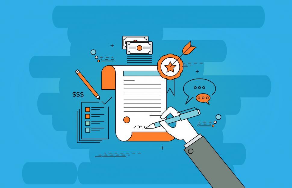 Free Stock Photo of Contract - A Businessman Signs a Contract ...