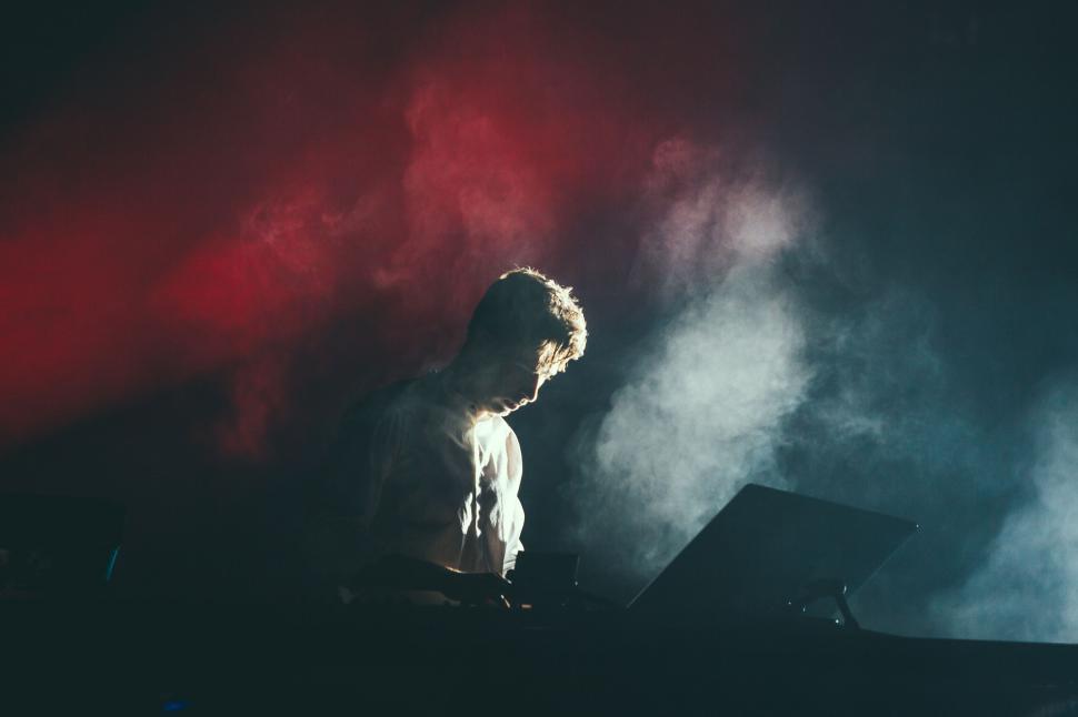 Free Stock Photo of Man Standing in Front of Keyboard | Download Free ...
