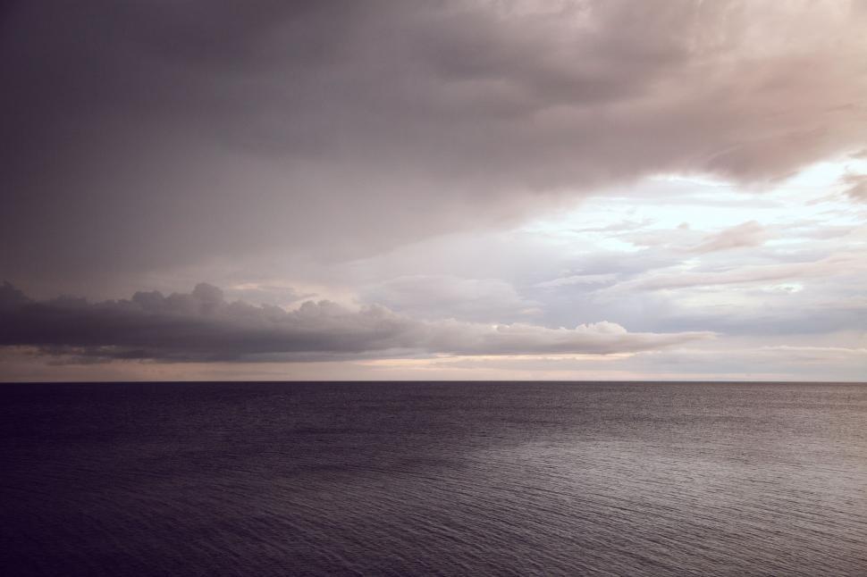 Free Stock Photo of Large Body of Water Under Cloudy Sky | Download ...
