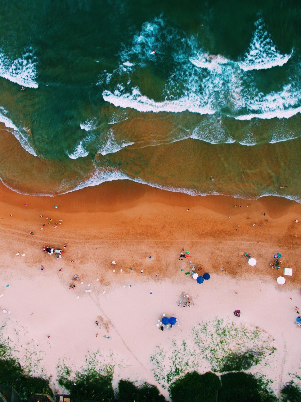 Free Stock Photo of Aerial View of a Beach and Ocean | Download Free ...