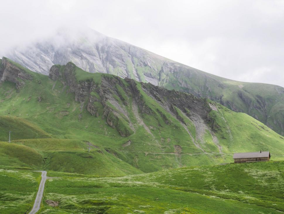 Free Stock Photo of mountain valley landscape mountains slope sky ...