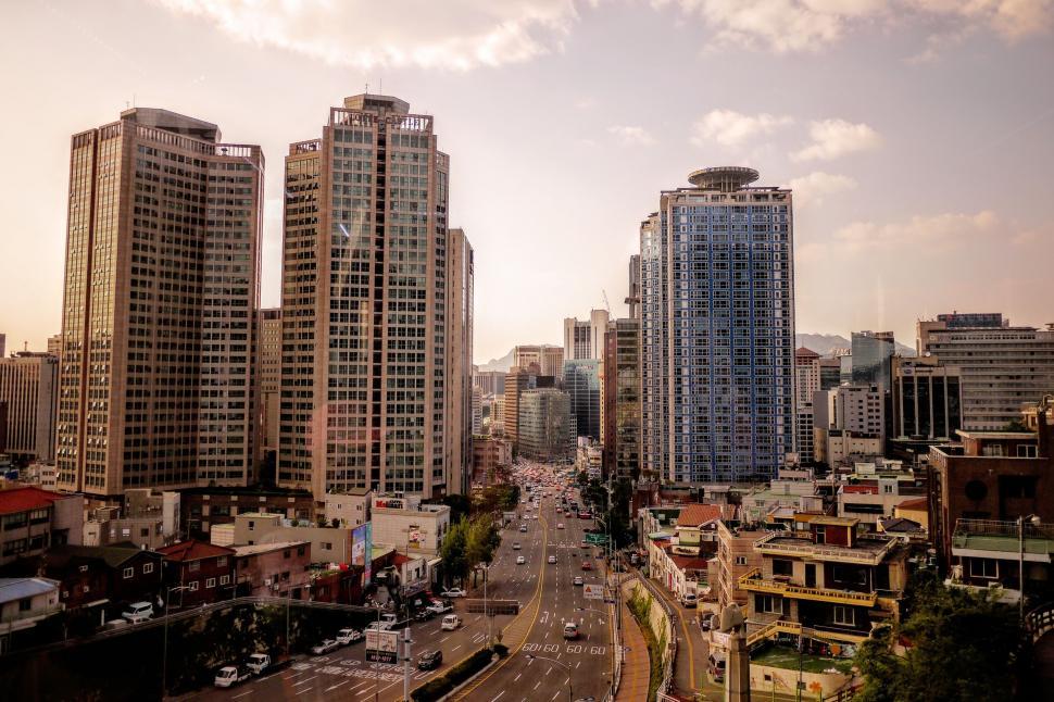 Free Stock Photo of Urban Landscape With Tall Buildings | Download Free ...