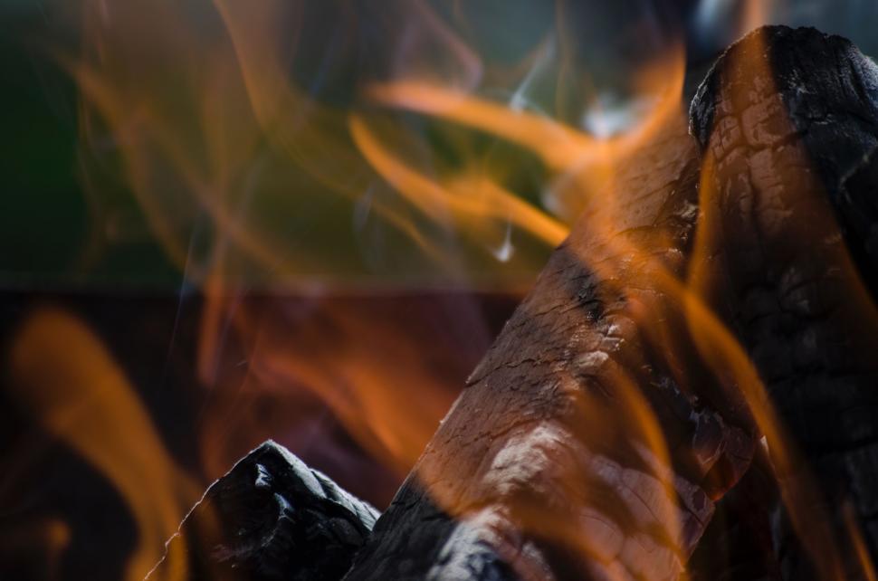 Free Stock Photo of Intense Fire Close-Up With Blurry Background ...
