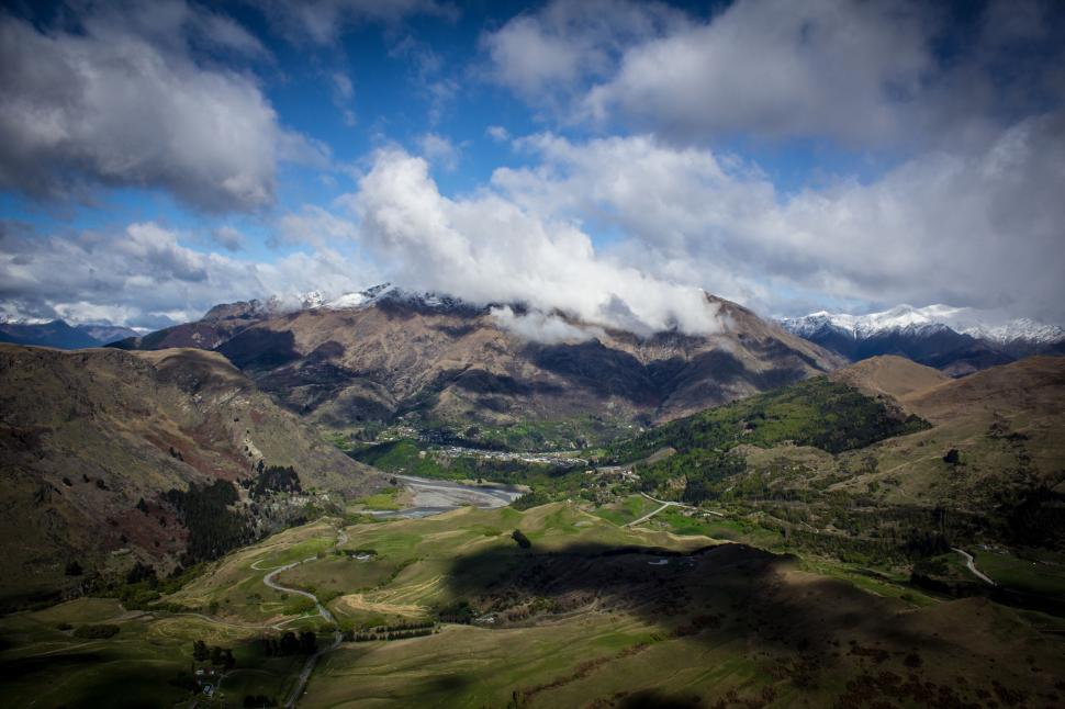 Free Stock Photo of Majestic Valley With Mountain Backdrop | Download ...