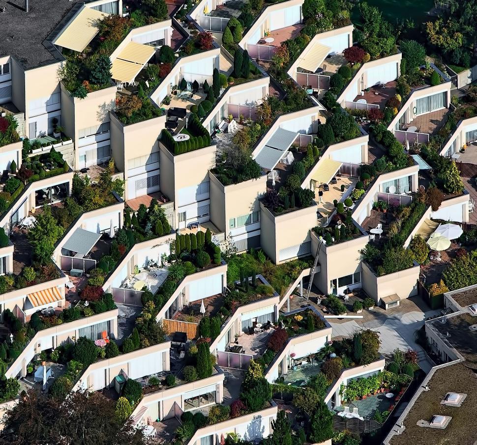 Free Stock Photo of Aerial View of a Residential Area | Download Free ...
