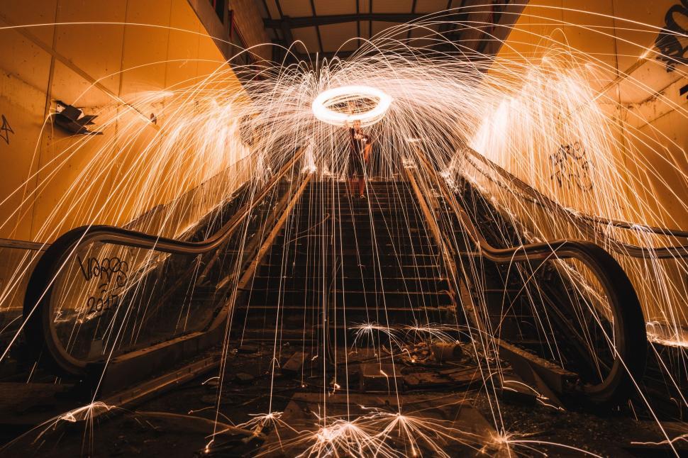 Free Stock Photo of Factory Emitting Sparks | Download Free Images and ...