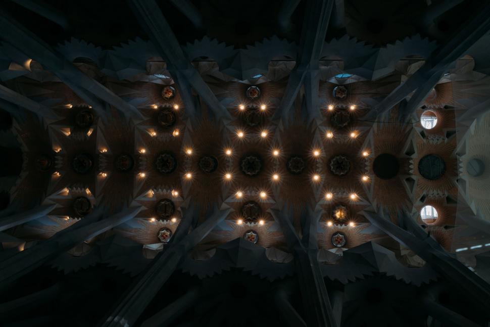 Free Stock Photo of Clock Tower Illuminated With Numerous Lights ...