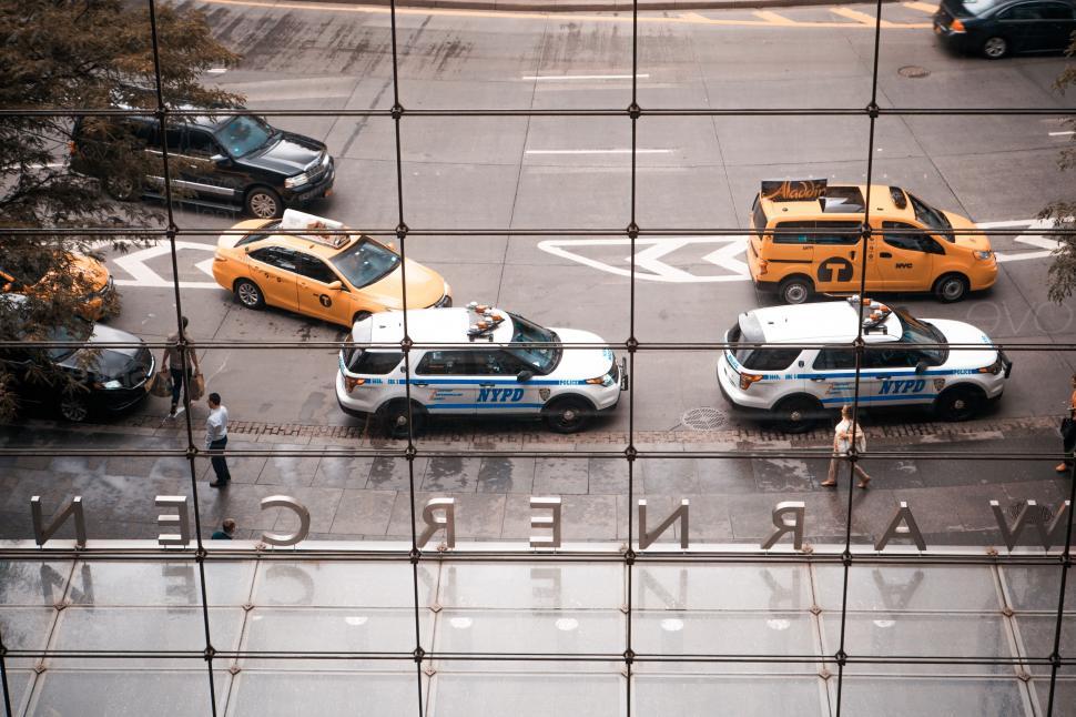 Free Stock Photo of Row of Parked Taxi Cabs | Download Free Images and ...