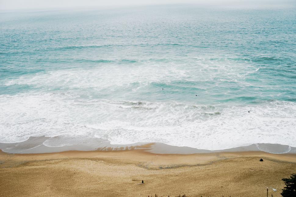Free Stock Photo of Overlooking the Ocean From a Hilltop | Download ...