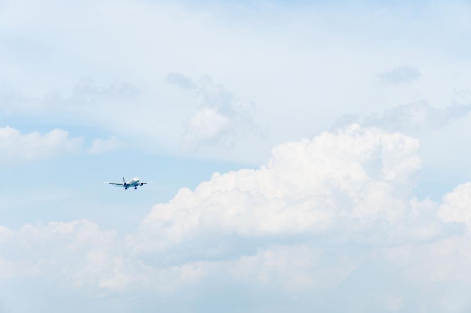 Free Stock Photo of Airplane Flying Through Cloudy Sky | Download Free ...
