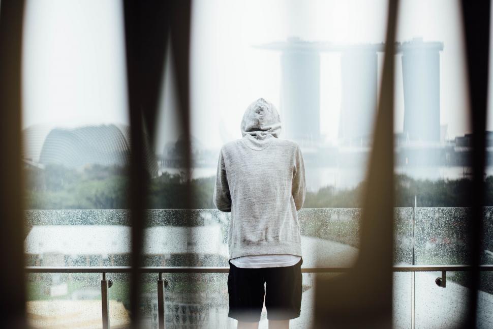 Free Stock Photo of Person Standing in Front of Window | Download Free ...