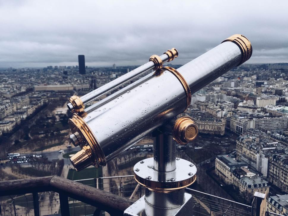 Free Stock Photo of Telescope Overlooking the City of Paris | Download ...