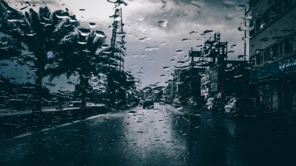 Free Stock Photo of City Street During Heavy Rainfall | Download Free ...