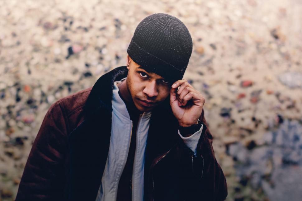 Free Stock Photo of Man in Black Hat and Jacket Talking on Cell Phone ...