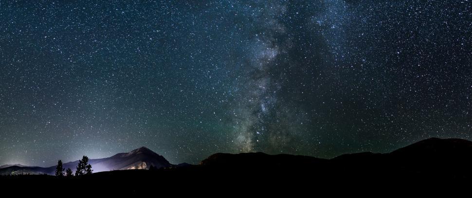 Free Download Milky Way Constellation On The Night Sky