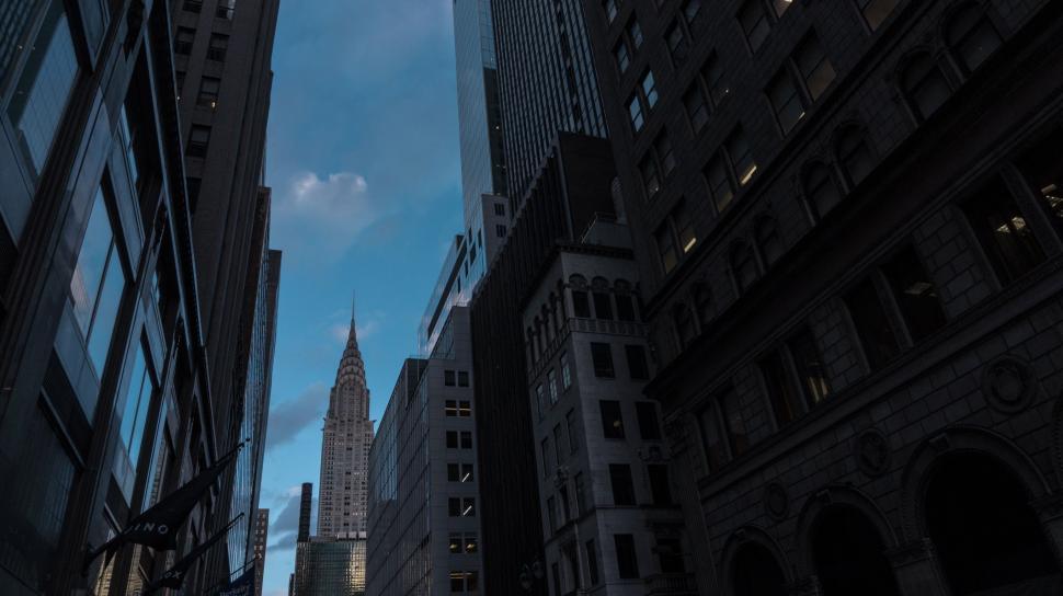 Free Stock Photo of Towering Skyscraper Overlooking Urban Landscape ...