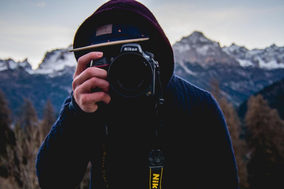 Free Stock Photo of Person Taking a Picture With a Camera | Download ...