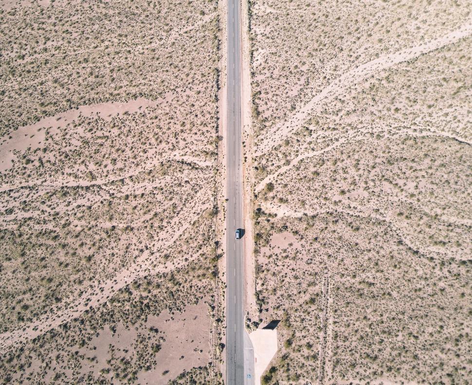 Free Stock Photo of Aerial View of Desert Road | Download Free Images ...