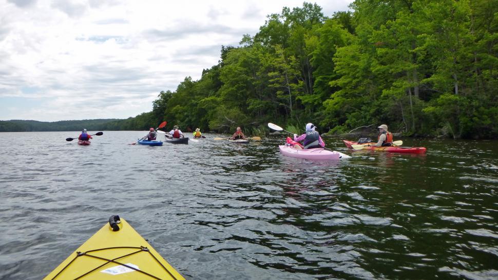 Free Stock Photo of Group of Kayakers at Splitrock Reservoir | Download ...