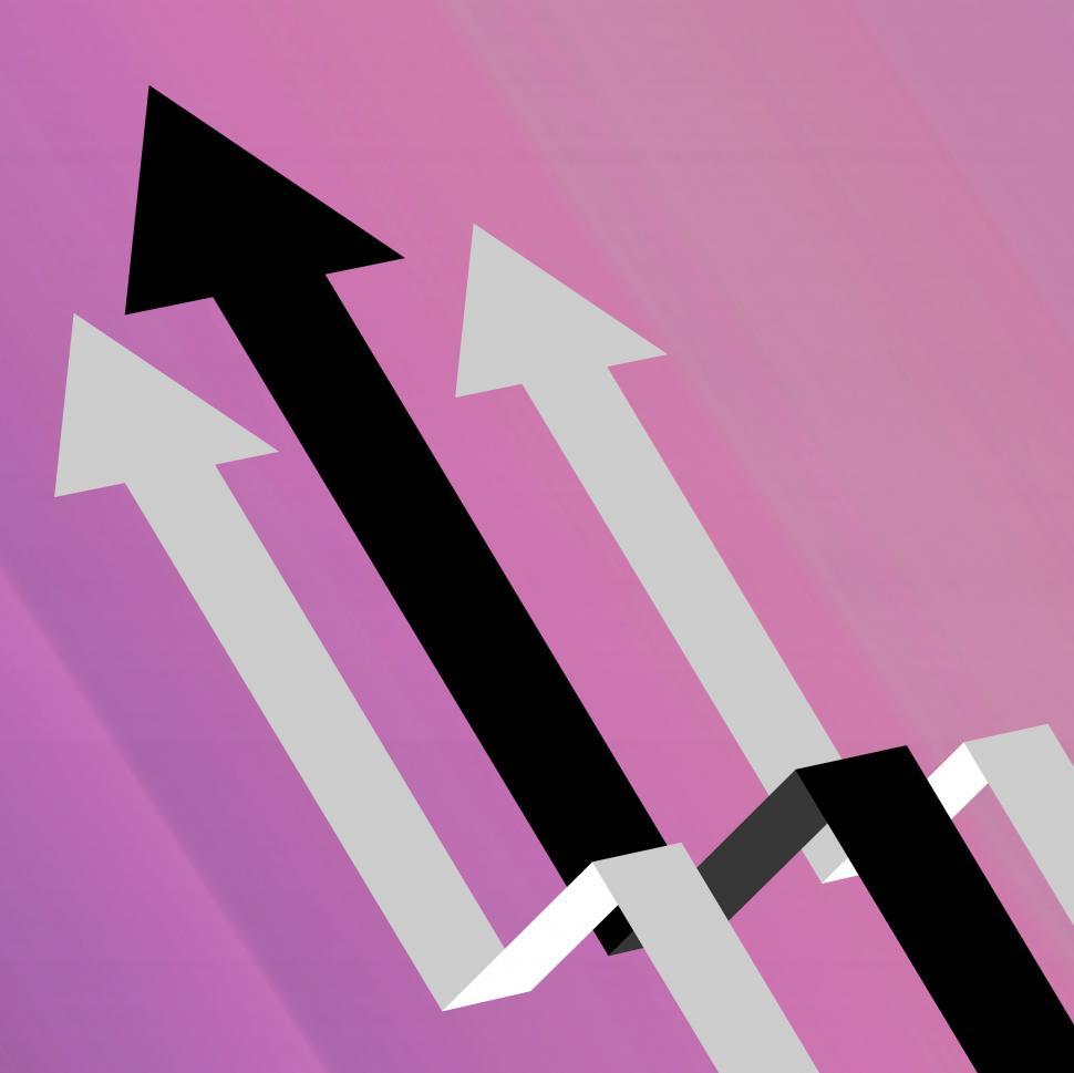 Free Stock Photo of Dynamic Arrows Moving Upward - Inverted Version ...
