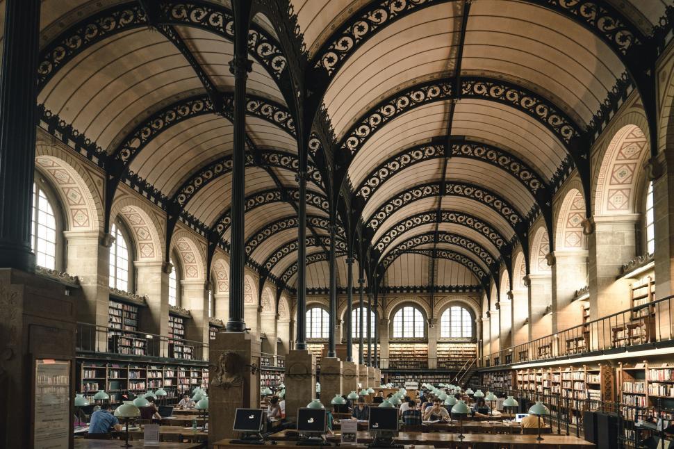 Free Stock Photo of Extensive Library Filled With Books | Download Free ...