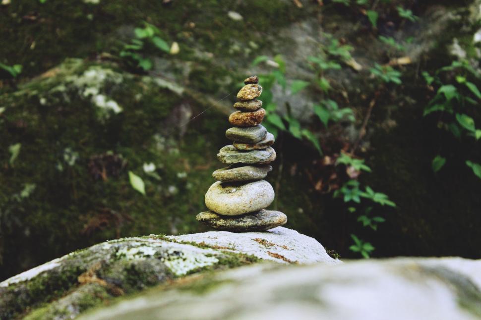 Free Stock Photo of Stack of Rocks Balanced on Top of Another Rock ...