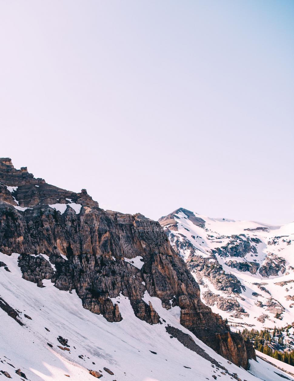 Free Stock Photo of Man Skiing Down Snow Covered Slope | Download Free ...