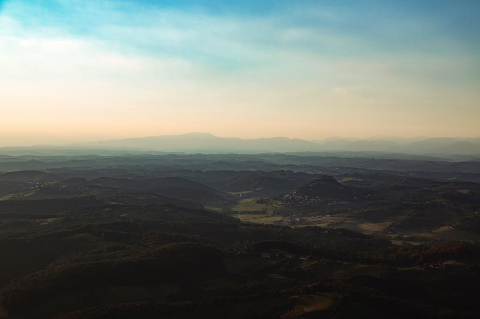 Free Stock Photo of Aerial View of a Mountain Range | Download Free ...