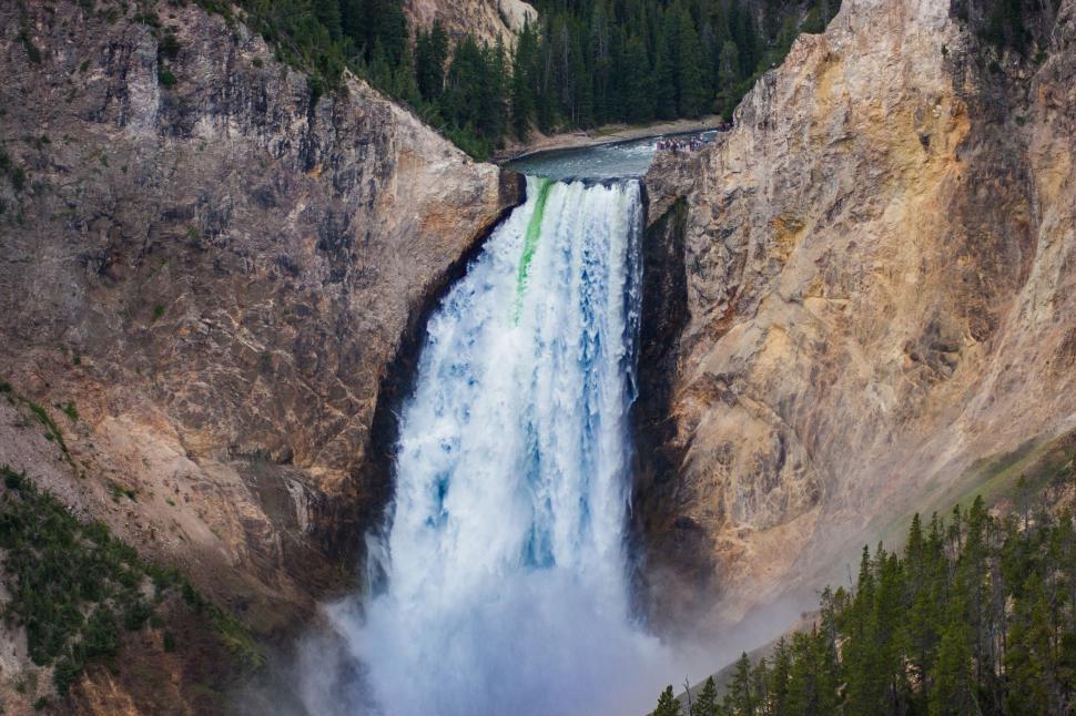 Free Stock Photo of A Panoramic View of a Waterfall From a High Point ...