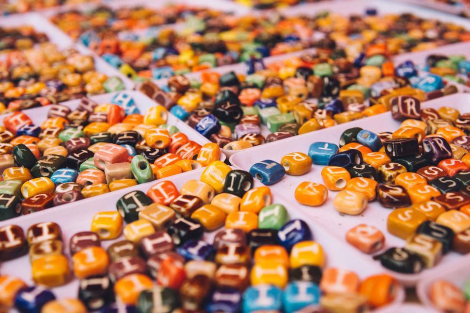 Free Stock Photo of Table Filled With Various Types of Candy | Download ...