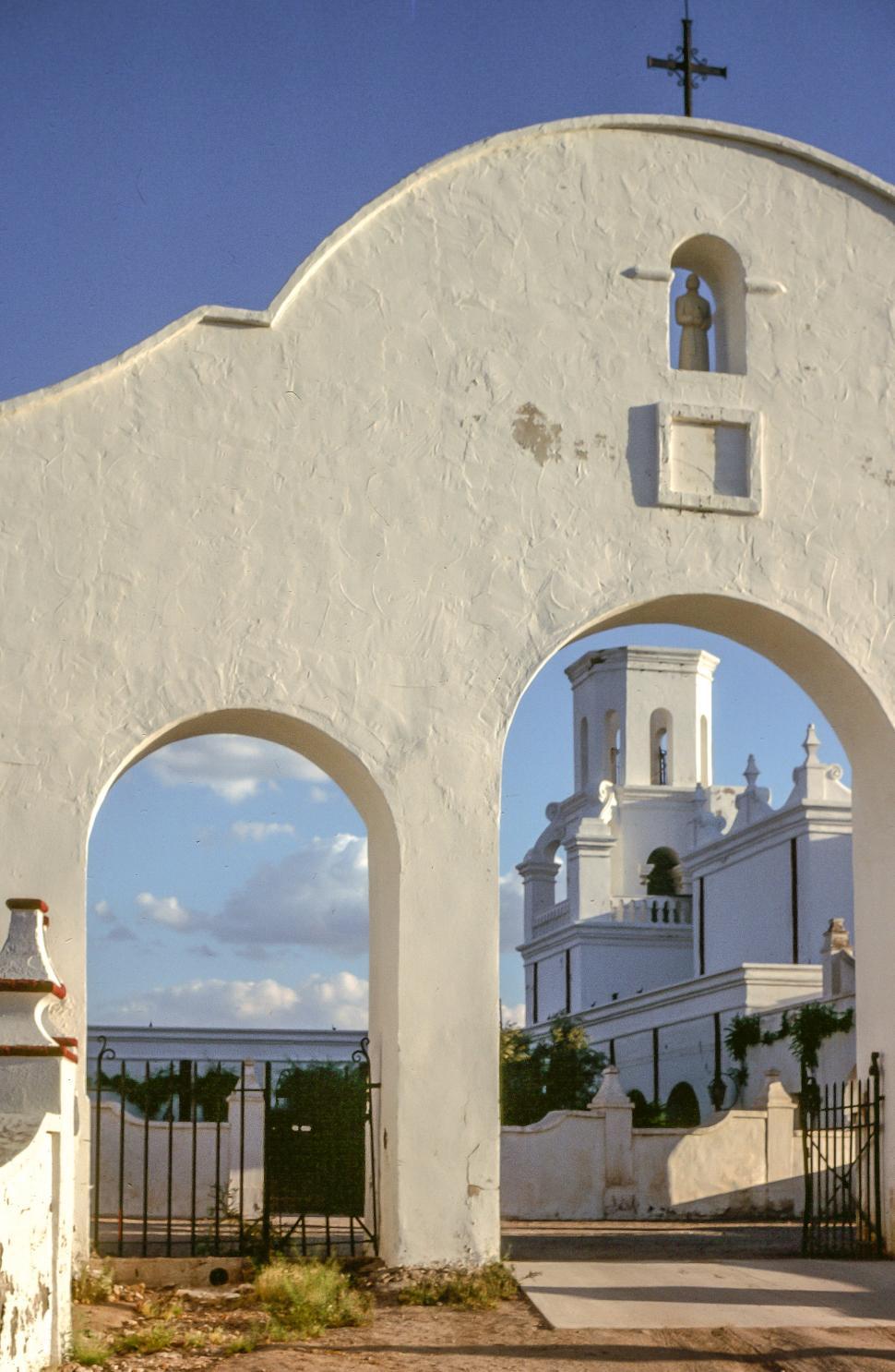 Free Stock Photo of Arches of San Xavier del Bac | Download Free Images ...