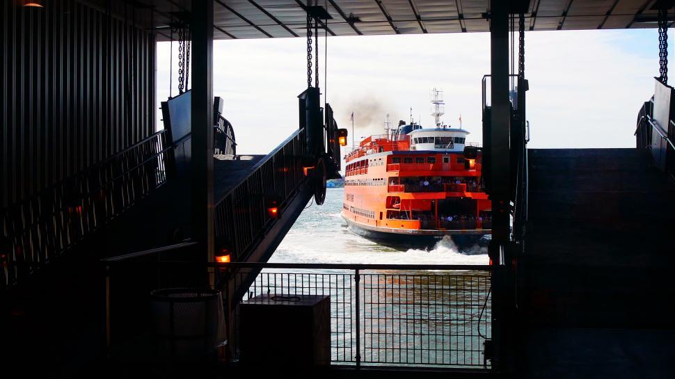 Free Stock Photo of Staten Island Ferry Docking Approach | Download ...