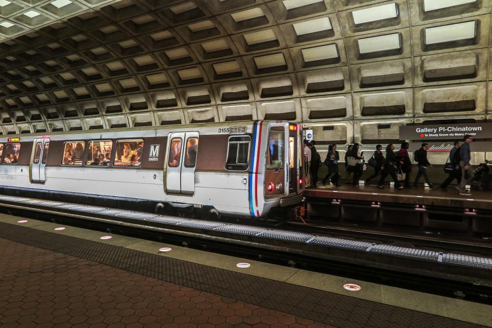 Free Stock Photo of Train in Washington DC Metro System | Download Free ...