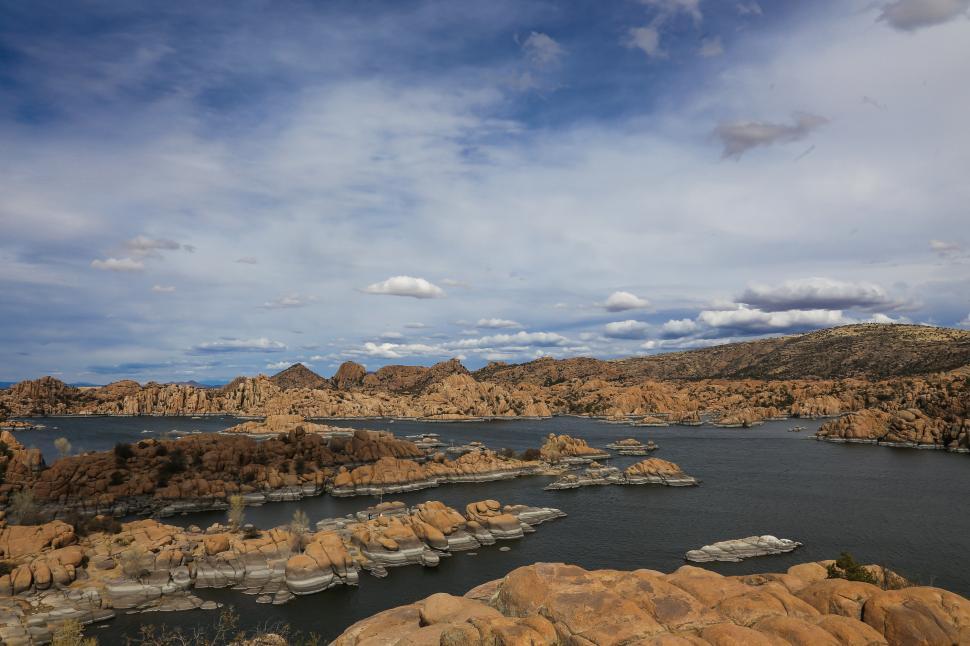 Free Stock Photo of Sun and shadows moving across Watson Lake ...