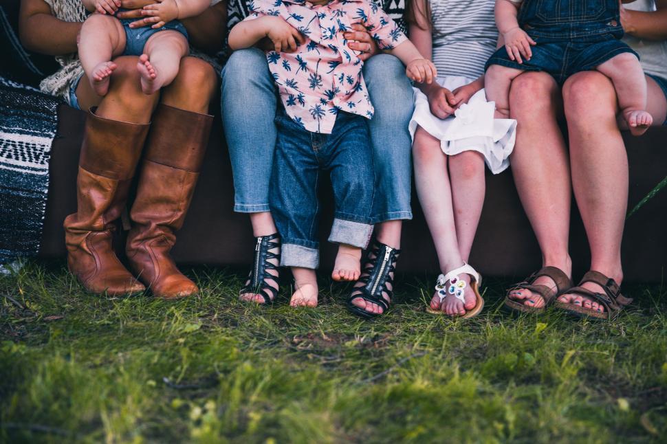 Free Stock Photo of Family feet in the garden | Download Free Images ...