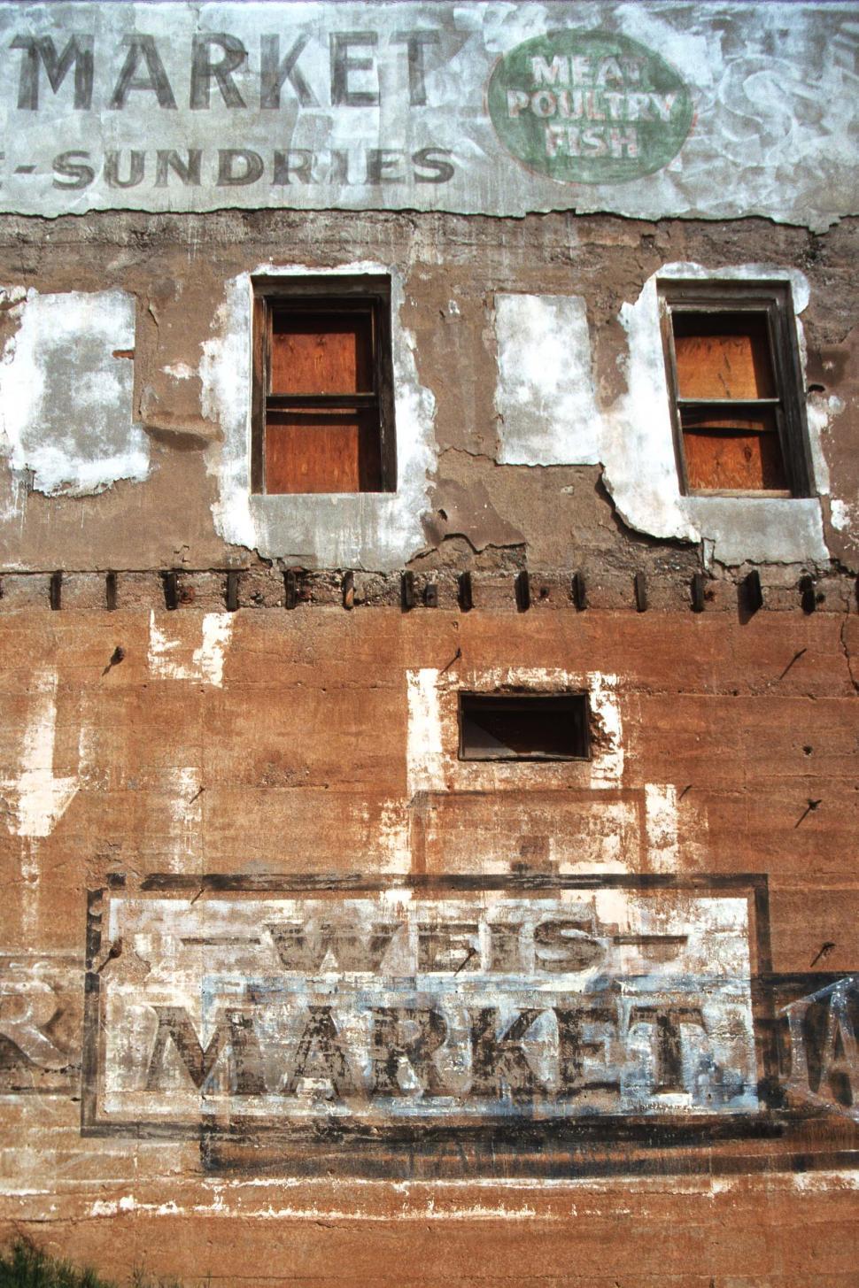 Free Stock Photo of Vintage Market Signs on Building | Download Free ...